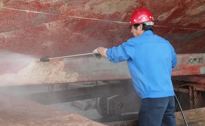Method of removing rust from steel plate | Garnet Sand,Garnet ...